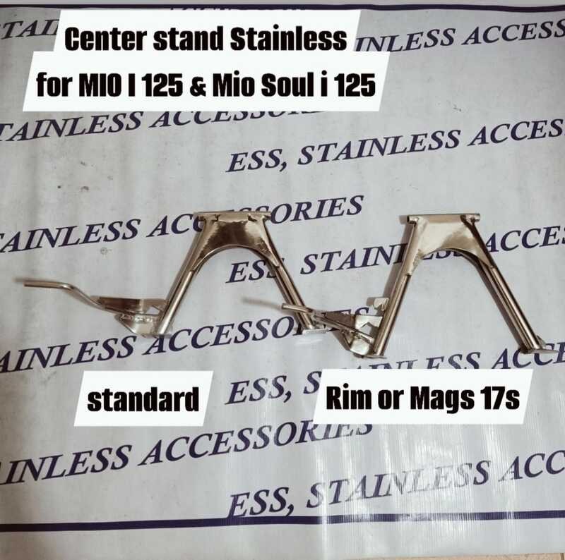 Center Stand STAINLESS 1.5Kapal For MIO I 125 Soul 125,,Gravis & Mio ...