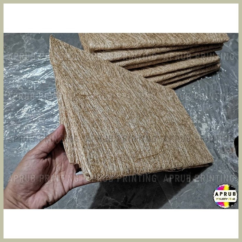 ∆ Natural or Bronze Color - Folded Sinamay or Abaca Sheet 19 inches x 5 ...