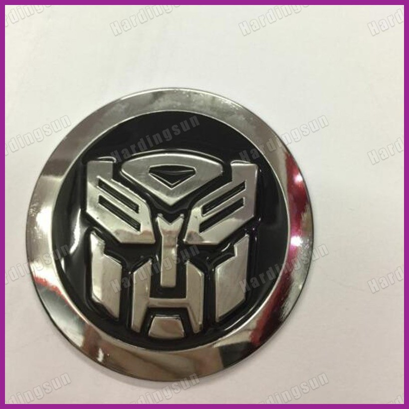 ∆ ♣ Car Metal 65mm 3D Black Transformer Autobot Emblem Badge | Shopee ...