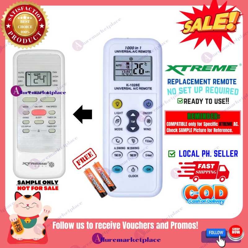 AIRCON Replacement Ready To USE Universal For X-Series AIR CONDITIONER ...