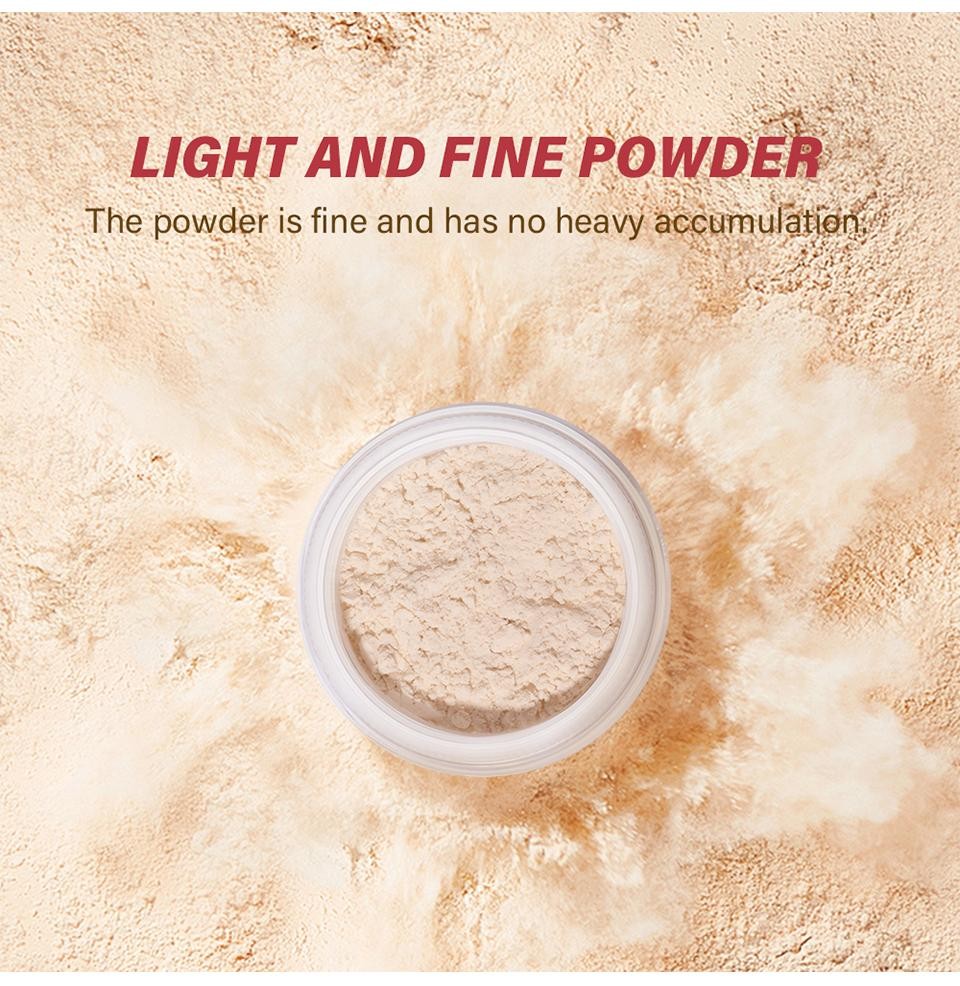Setting Powder long-Lasting Matte Pink Finish Oil Control and Makeup ...
