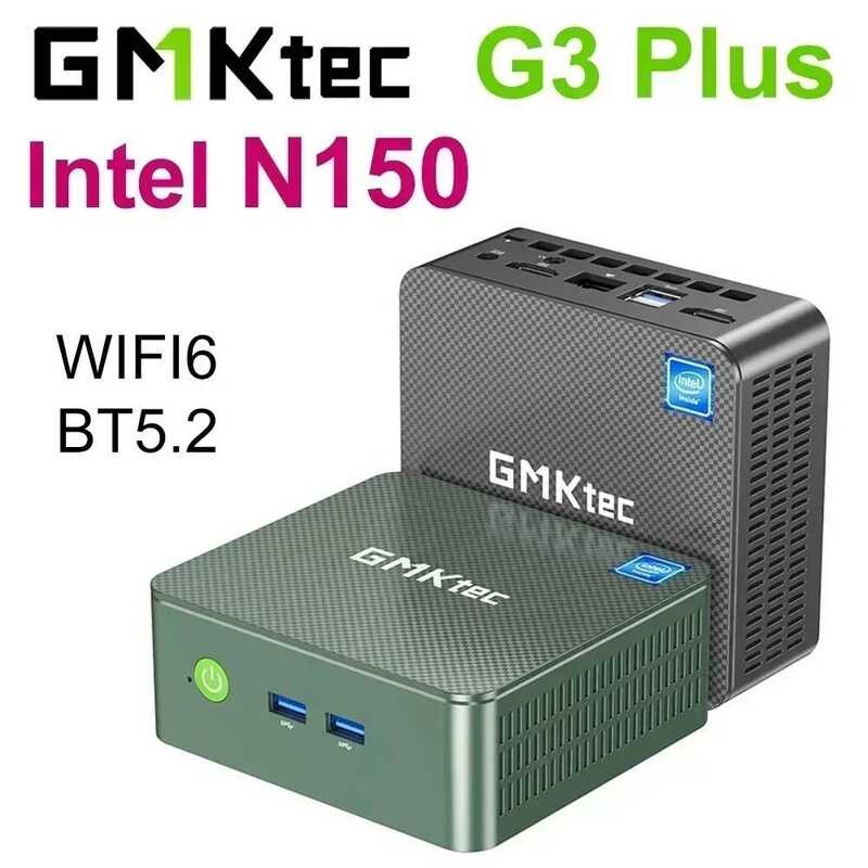 Xj 2025 NEW CPU N150 Gtec G3 Plus Intel N150 Mini PC Windows 11 Pro Ddr4 8Gb 256Gb Nvme SSD ...