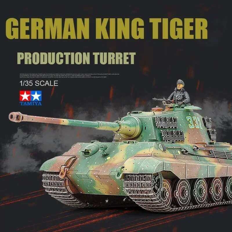 TAMIYA 1/35 Model 35164 Tiger King Heavy Tank Henschel Turret Assembly ...