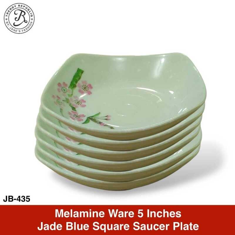 Melamine Ware Jade Blue 5 Inches Square Saucer Plate Ywk6-313 | Shopee ...