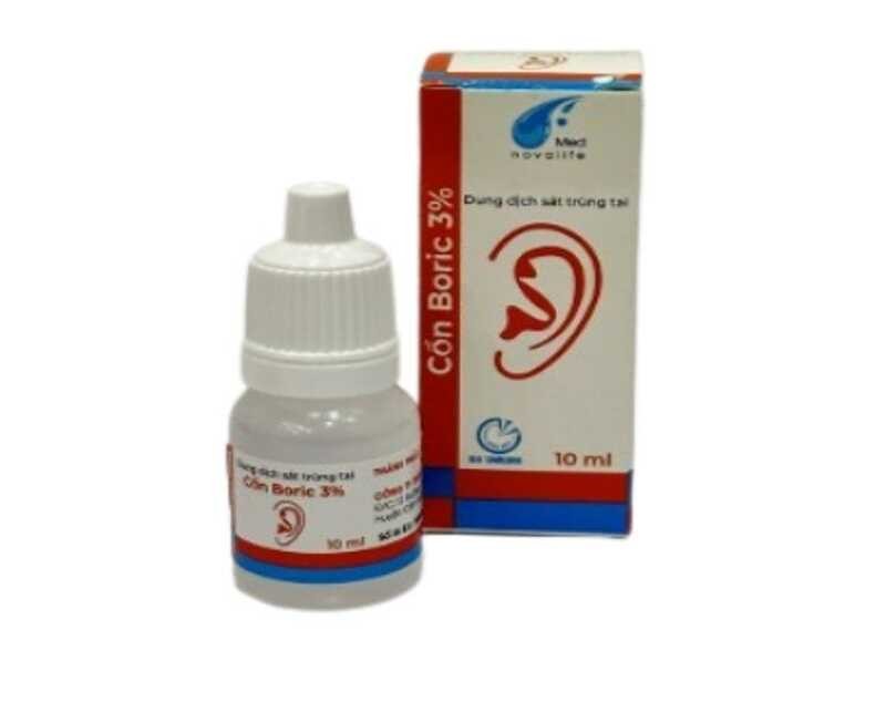 Ear Disinfectant Solution Boric Alcohol 3% Med Novalife 10Ml Bottle ...