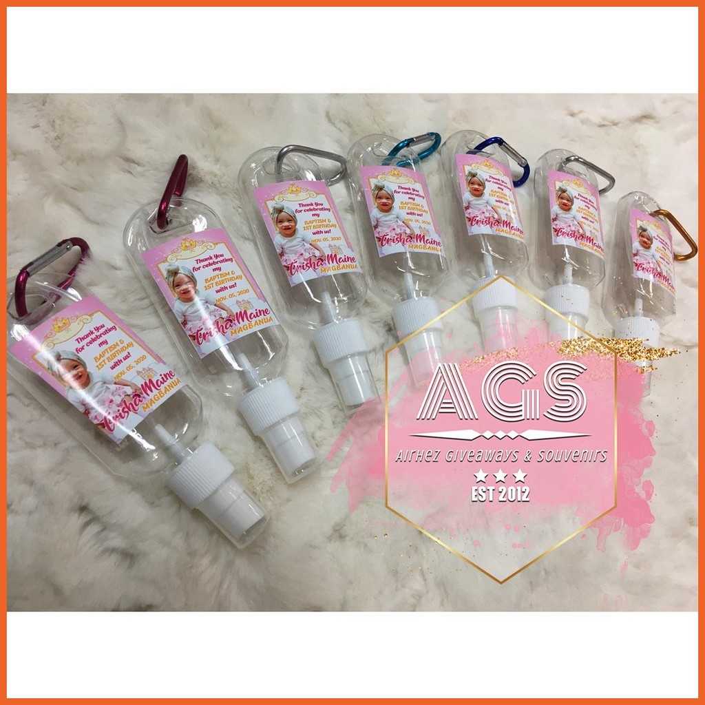 Personalized Alcohol Spray Bottle Souvenir | Shopee Philippines