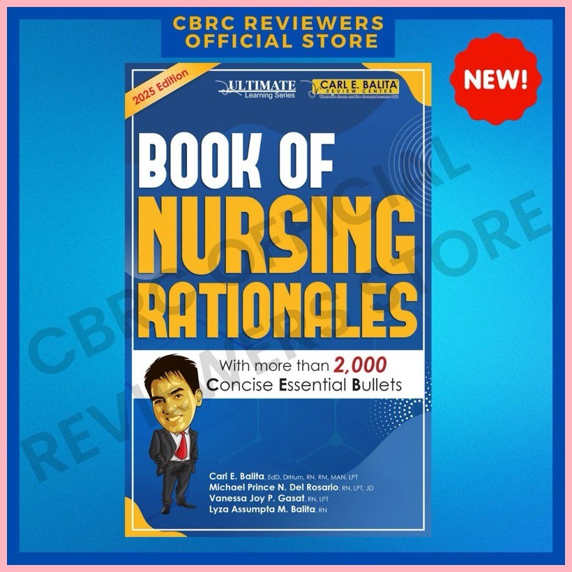 CBRC Book of Nursing Rationales Reviewer for NLE 2025 Edition | Shopee ...