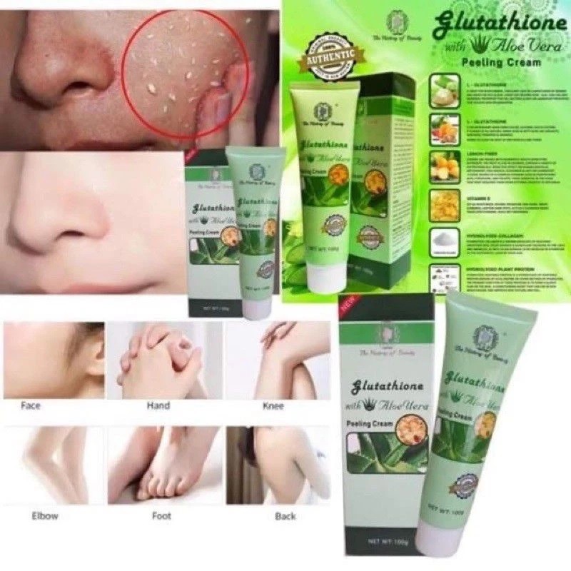 SCCS~BUY 1 TAKE 4 Glutathione With Aloe Vera Facial Peeling Cream ...