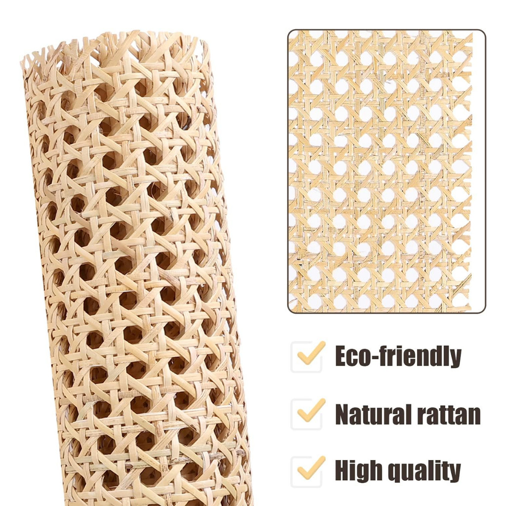 Mesh Cane Webbing Solihiya Weave Ratten Roll Wicker Sheet Rattan Table ...