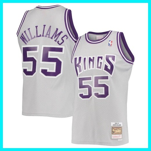 Sacramento Kings 55 Jason Williams Retro Basketball Jersey | Shopee ...