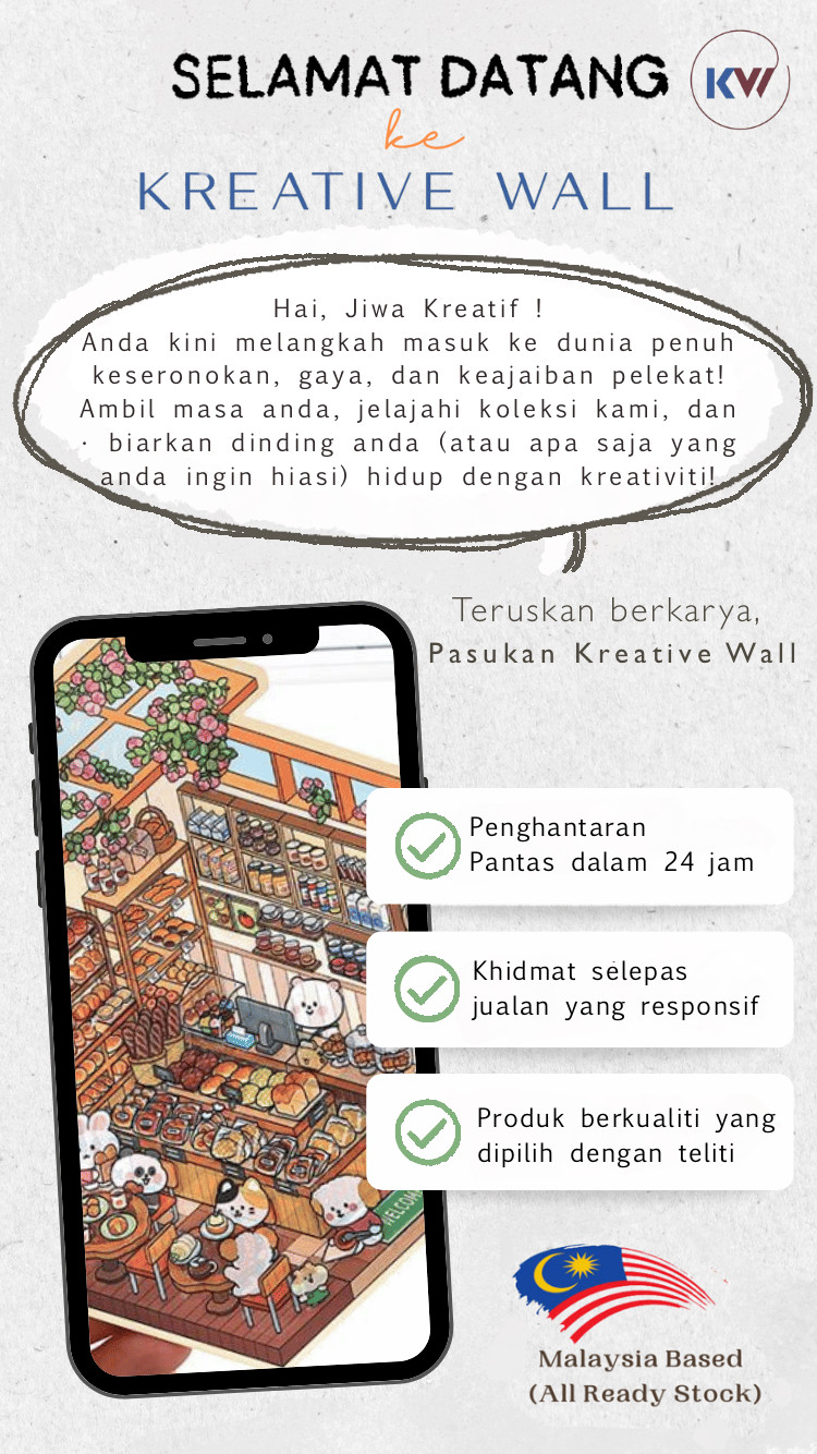 [KW] Collection of Landscape Stickers Stage 1 Easy Landscape Stickers ...