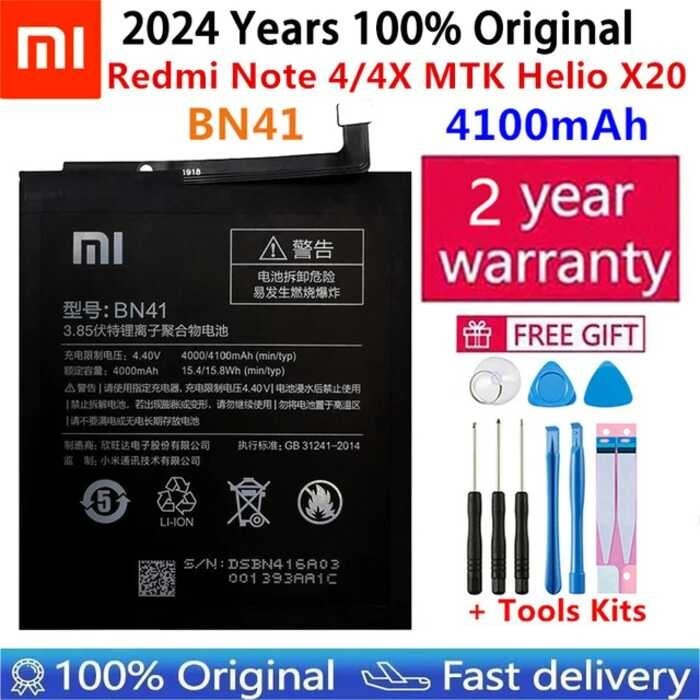 Original Battery For Xiaomi Mi Redmi Note Mix Max 2 3 K20 A2 A3 3S 3X 4 4X 4A 5 5A 5S 5X M5 6 6A ...