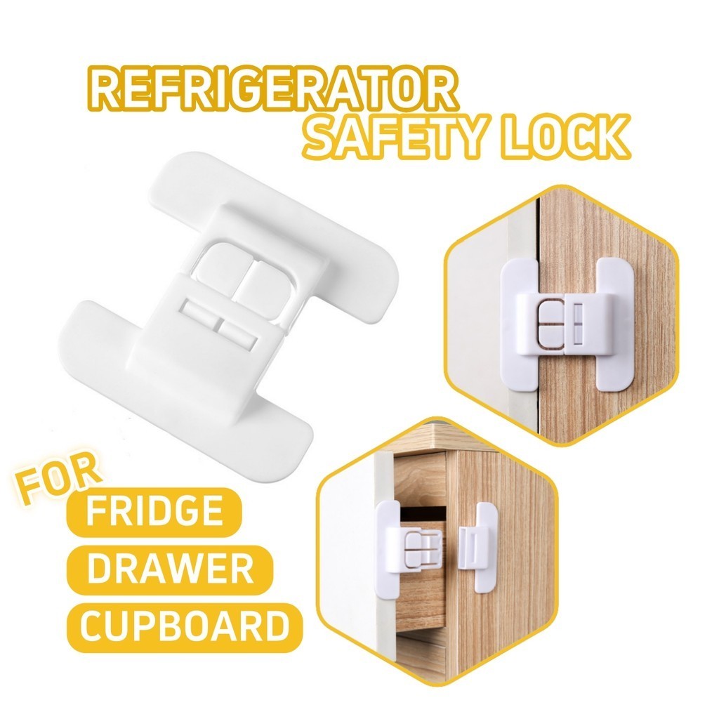 (1 PCS) Refrigerator Safety Buckle Safety Lock Anti Pinch Hand Punch ...