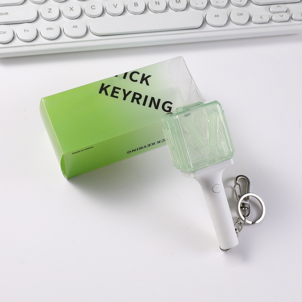 Kpop Idol NCT Mini Lightstick Keyring Support Glow Stick Key Chains ...