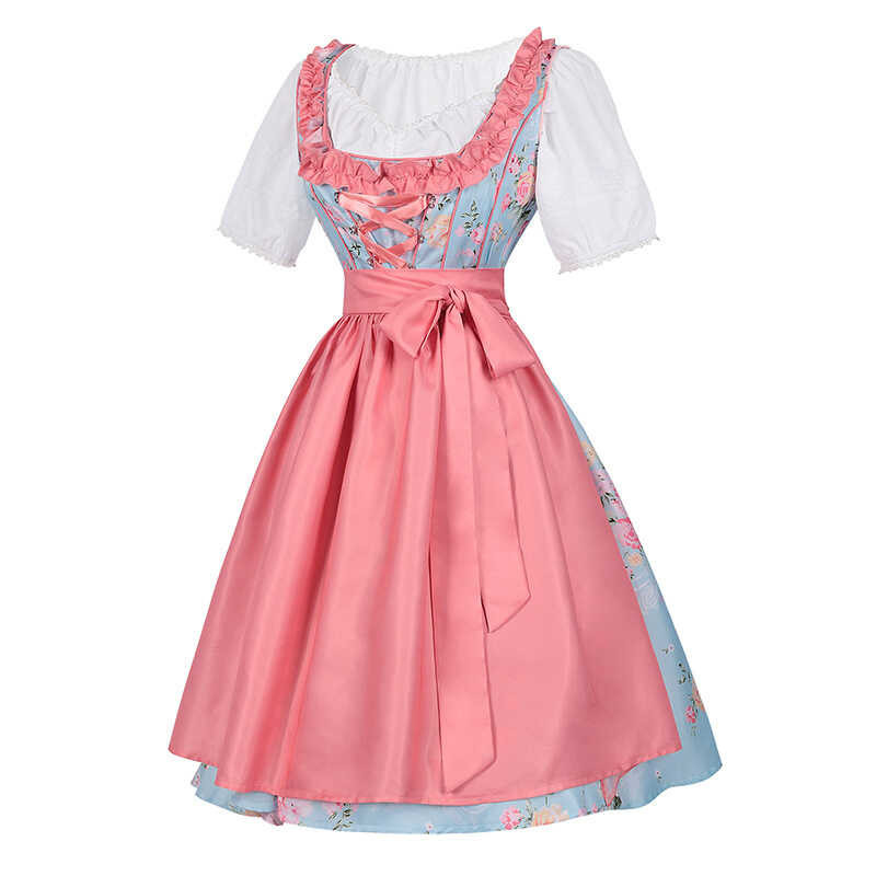 Dirndl Germany Dress With Apron Festival Traditional Bavarian Beer ...