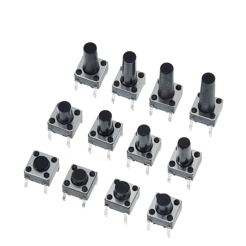 10PCS 6X6X4.3/5/6/7/8/9/10/11/12/13/14/15/22MM Tact Switch Push Button ...