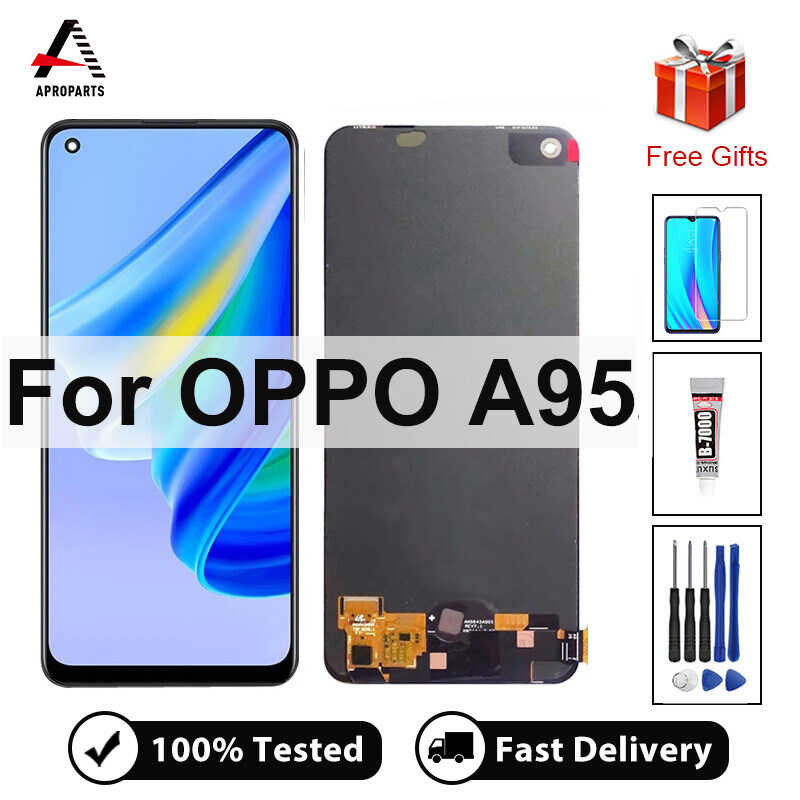 Chp2365 4G LCD Display Screen Para Sa OPPO A95 5G Pelm00 Touch Panel Assembly Replacement ...