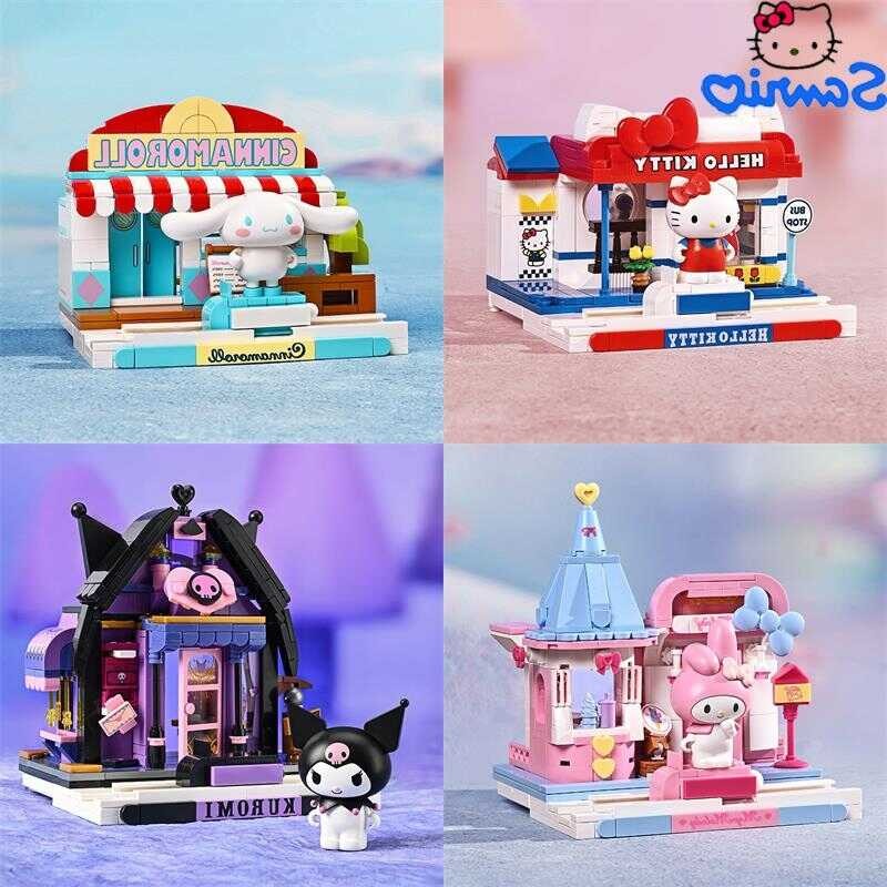 Kuromi Action Cinnamoroll LEGO Mymelody Sanrio Kitty Building ...
