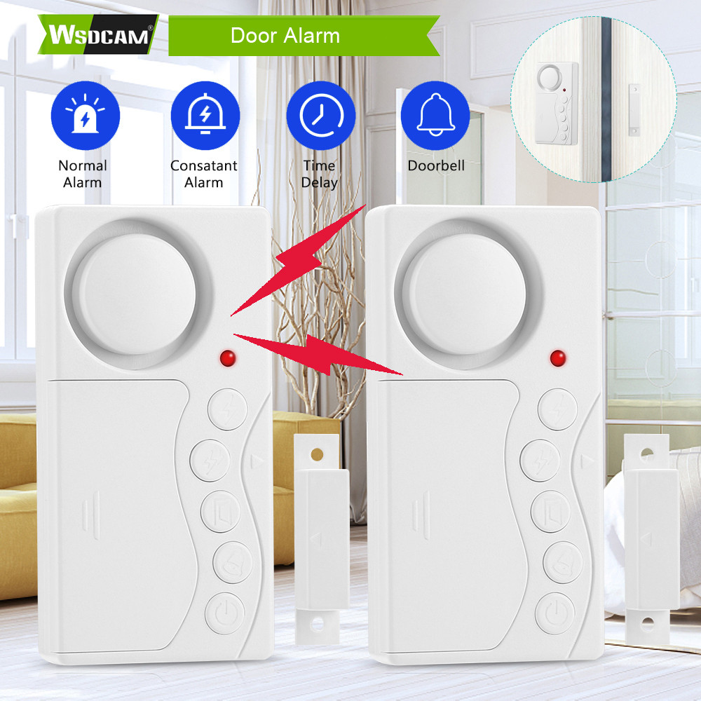 Wsdcam 4 in1 Freezer Door Alarm Window Security Alarm 108 dB Loud Alarm ...