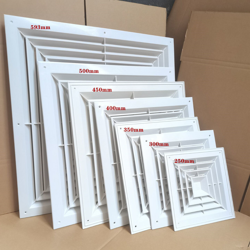 Back Type pvc Diffuser Plastic Exhaust Ventilation Panel Central Air ...