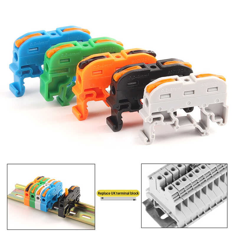 Mabilis Na Wire Connector 211 Din Rail Type Press Sa Halip Ng Uk2.5B ...