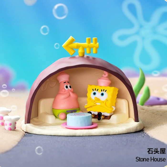 1 POP MART Series Bd Patrick Star Anime Figure Spongebob Mystery Box ...