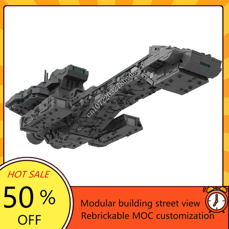 e 1866Pcs Space Movie Building Bloc Stargate X-303 Prometheus Spaceship ...