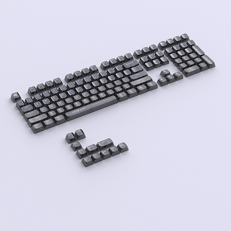 【PH STOCK】PBT Black Crystal Mechanical Keycap MDA Profile Small Full ...