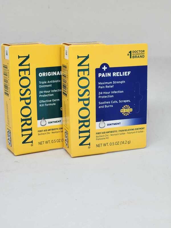 Neosporin First Aid Antiseptic Spray Cream for Kids Adults Scratches ...