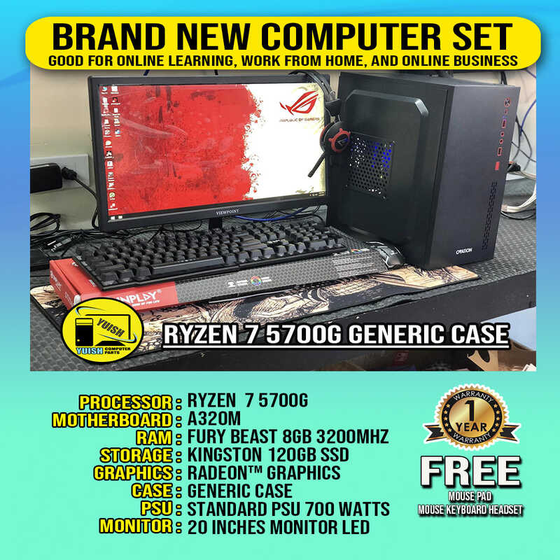 Computer Set Ryzen 7 5700G COD 500G | Shopee Philippines