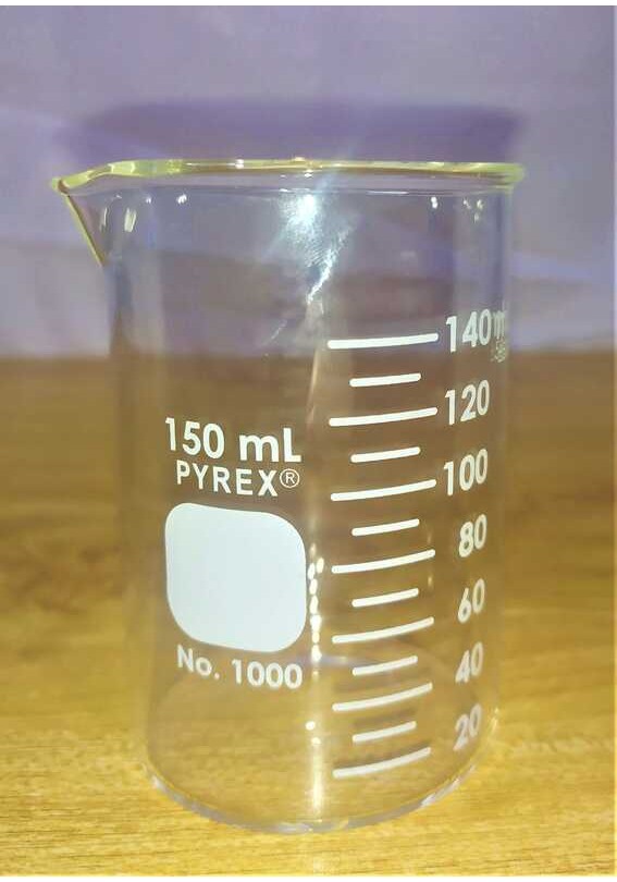 150ML Orihinal na PYREX Beaker Glass Ginawa Alemanya Nakakakita sa iba ...