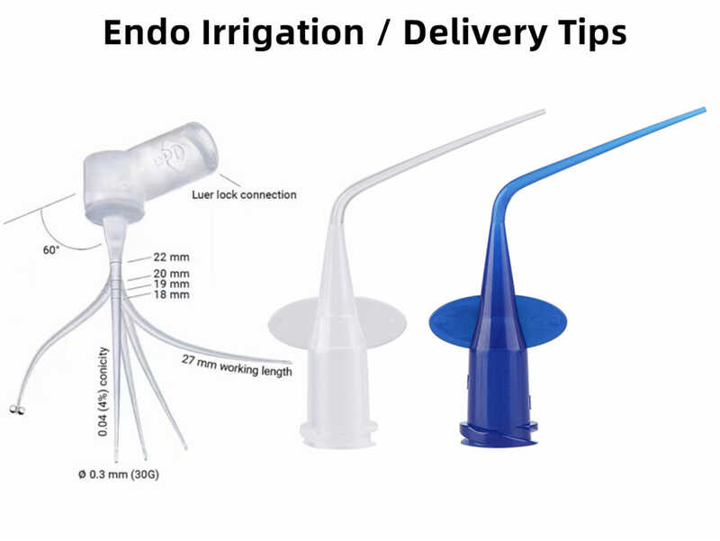 Dental Syringe 50Pcs Disposable Delivery Tip Enntic Irrigation Tips ...