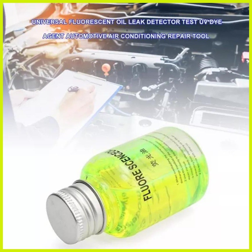 ⭐ 134A Refrigerant Oil Leak Detector Test UV Dye Agent Automotive Leak ...