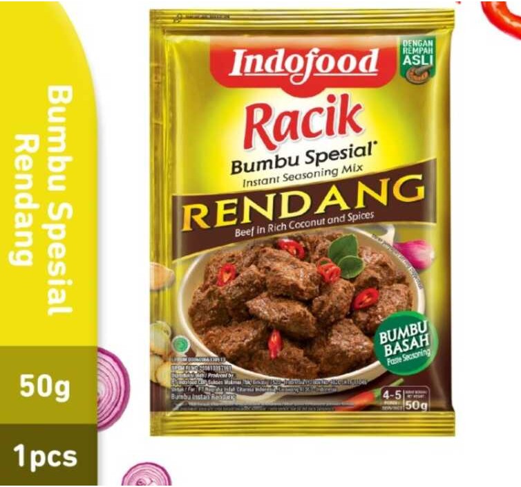 Indofood 50g Indonesian Bumbu Racik Special Instant Seasoning Beef or ...