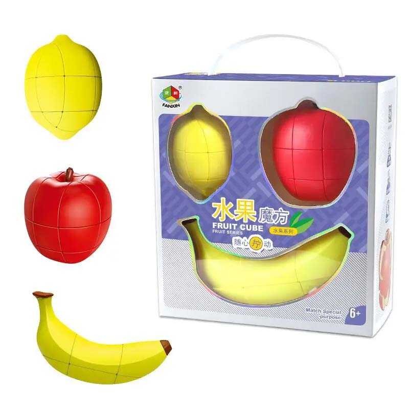 Shape 3X3 Fruits Magic Cube High Speed Puzzle Professional Learning ...