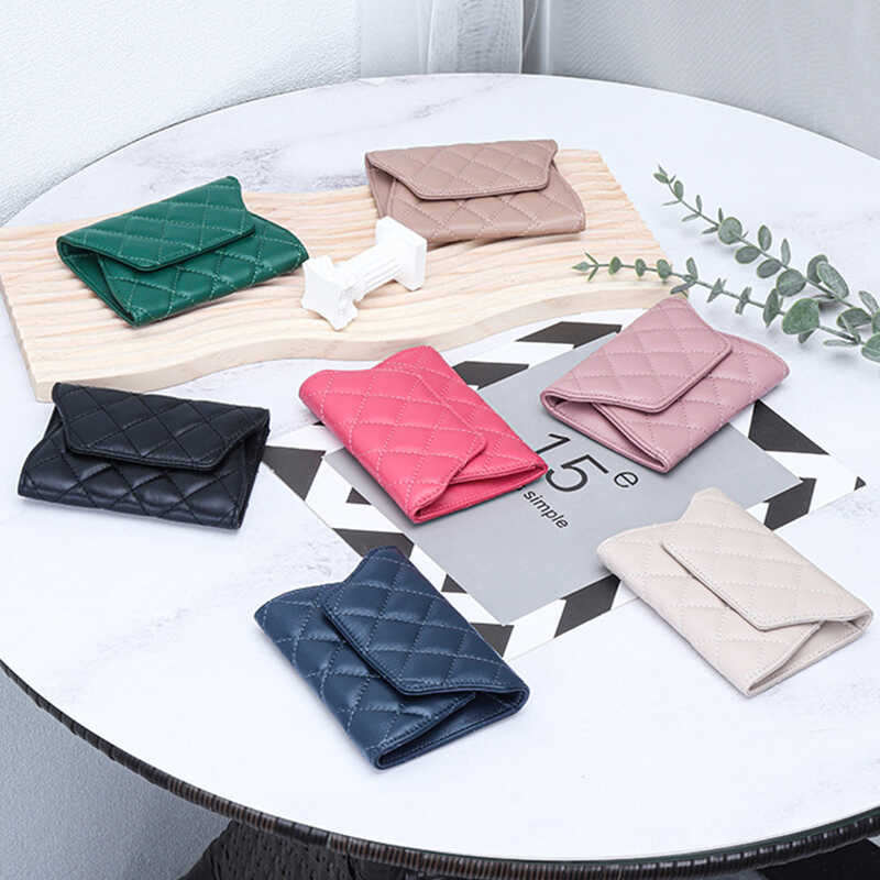 Genuine ☆ Slim Thin Credit Debit Card ID Mini Bifold Wallet Driver ...