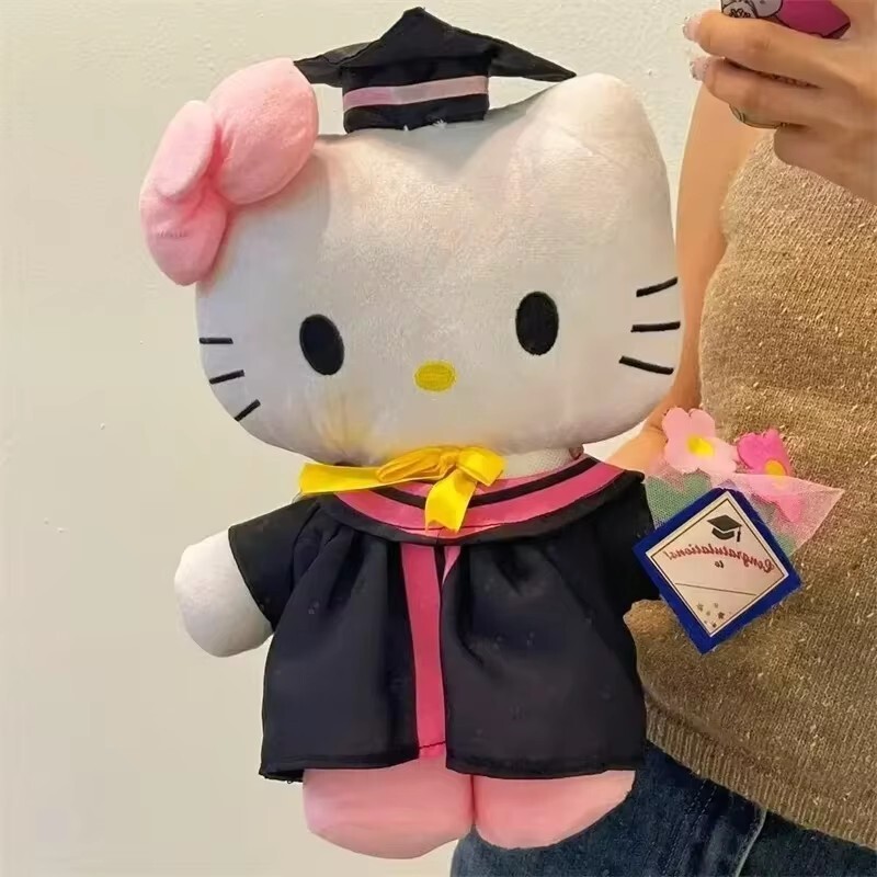 Sanrio Graduate Season 35Cm Kawaii My Melody Kuromi Cinnamoroll Soft ...