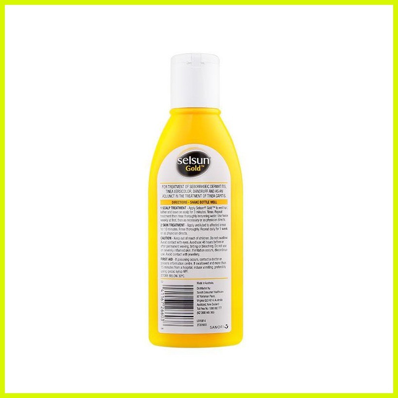 Selsun Gold Dandruff Medicated Selenium Sulfide Shampoo Treatment ...