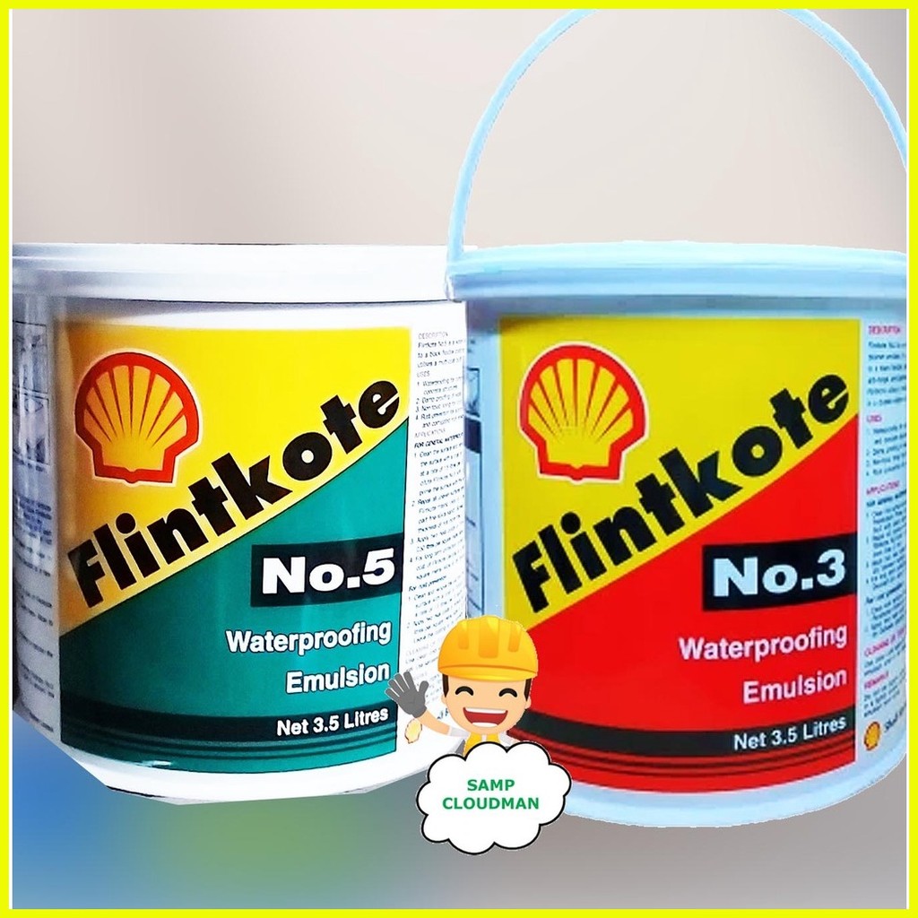 Shell Flintkote Type 5 or 3 Waterproofing Emulsion Gallon Size Bitumen ...