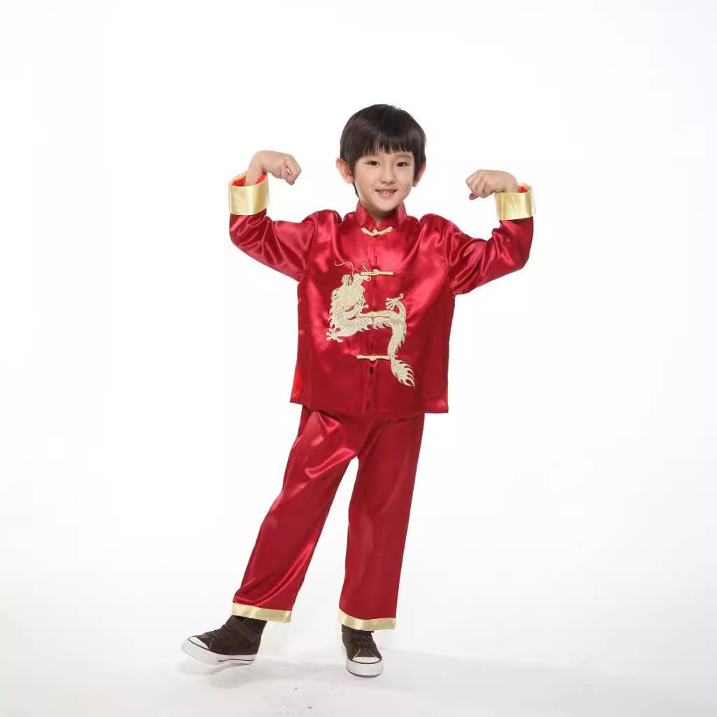 Chinese Costume for Kids Boy Performance Costume Outfit Children ...