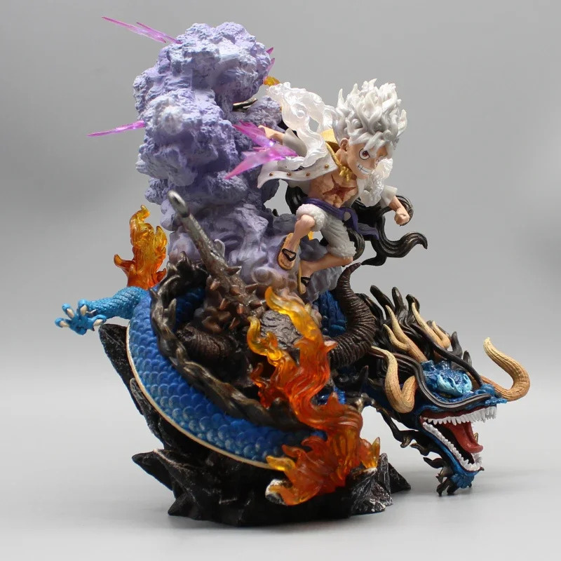 One Piece V Kaido Anime Gear 5 Figurine Luffy Nika Action Figure Statue ...
