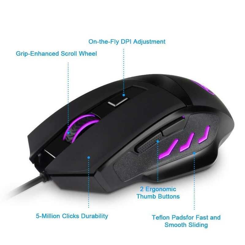 Redragon Phaser Gaming Mouse (M609) | Shopee Philippines