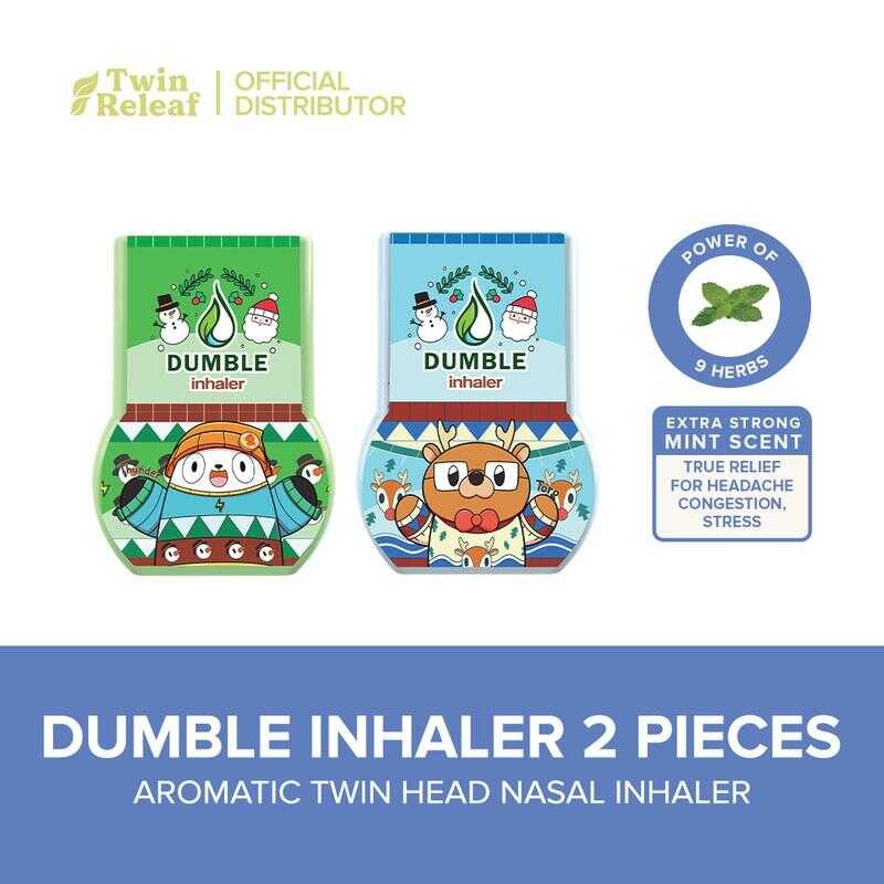 DUMBLE Double Head Inhaler (X2) [Soothing Vapors, Relieves Nasal ...