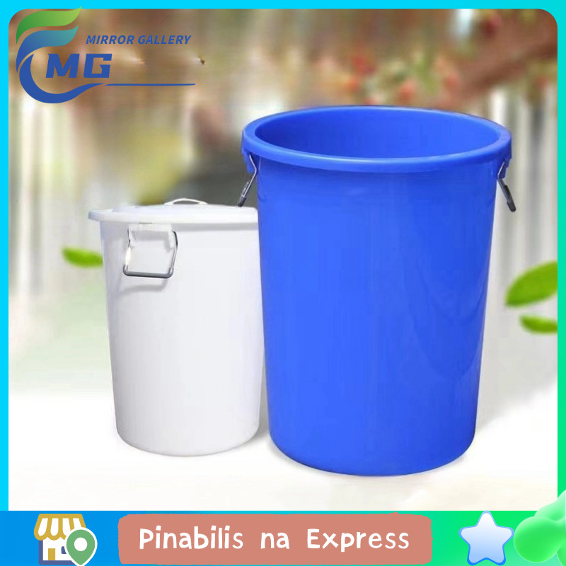 ♞Bucket Household Plastic Bucket Large Bucket With Cover Thickened ...