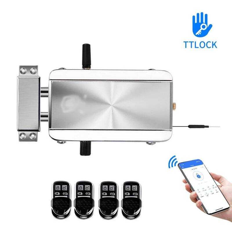 TTLock APP Remote Control Wireless Smart Electric Automatic Motor Lock ...
