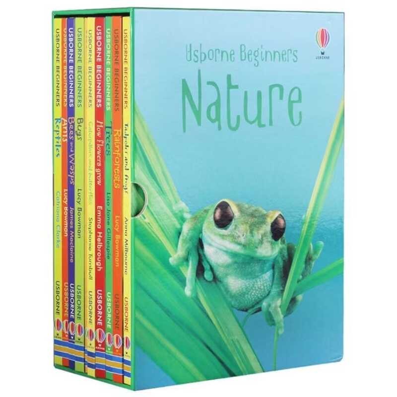 Usborne Beginners Nature 10 Books Box Set Collection (Reptiles ...