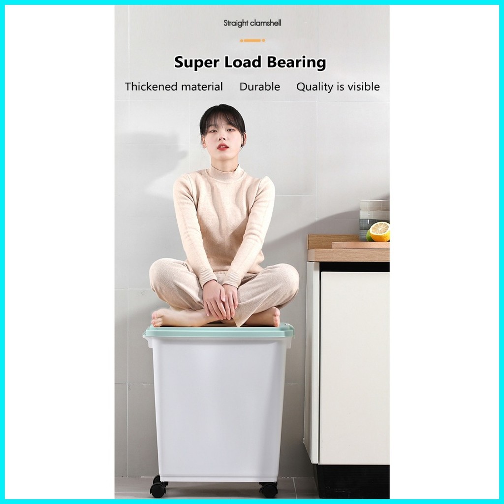 Rice Dispenser 25 kg Cereal Rice Storage Airtight Food Container Insect ...