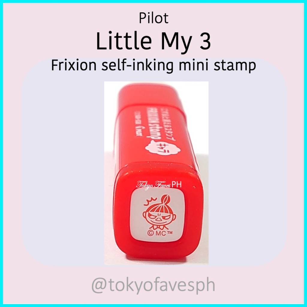 Moomin Pilot Frixion self-inking mini stamp | Shopee Philippines
