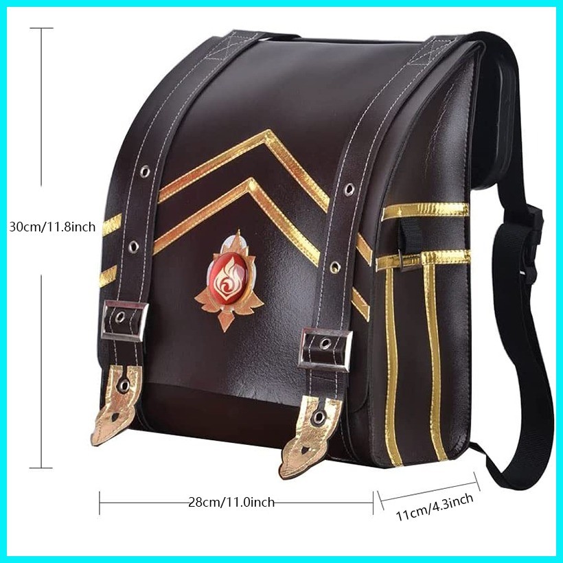 Haocoyee Genshin Impact Backpack Anime Klee Cosplay Bag Halloween Role ...