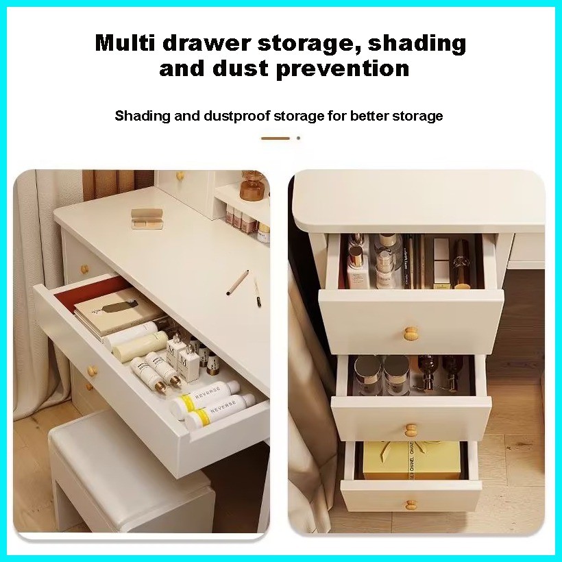 Dressing Table dresser Bedroom Minimalist Modern Ins Dressing Table ...